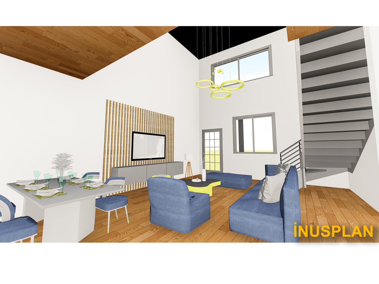 Modern 4-plex Home Plan: 5 Bedroom Multi-family Design (PDF & DWG) - Etsy