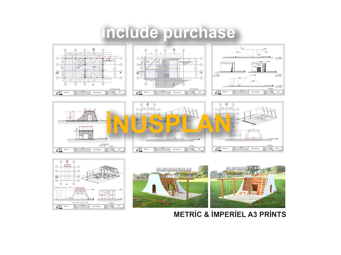 Kid Play House Wooden Design - Modern Outdoor Playhouse Woodworking ...