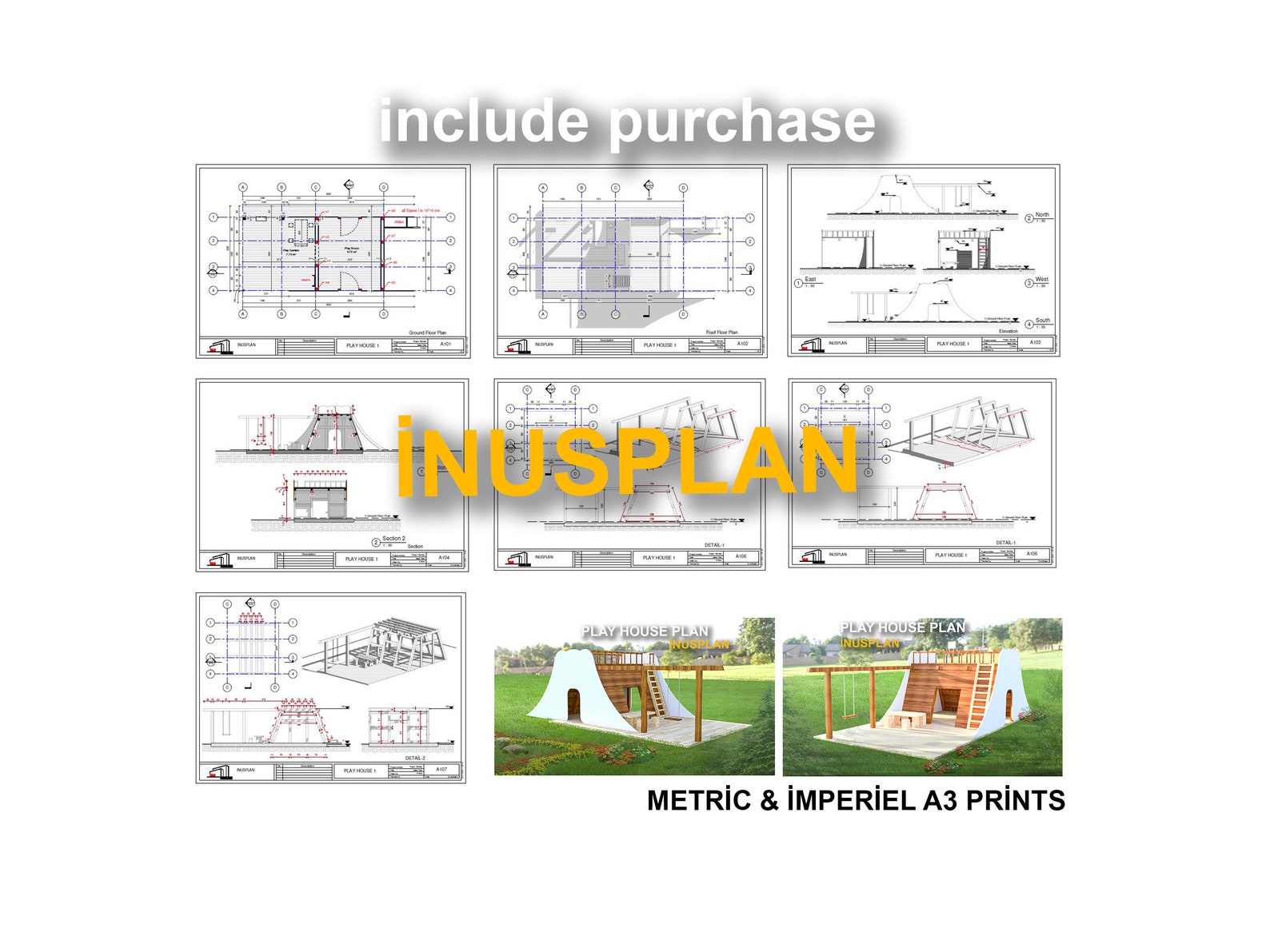 Kid Play House Wooden Design - Modern Outdoor Playhouse Woodworking ...