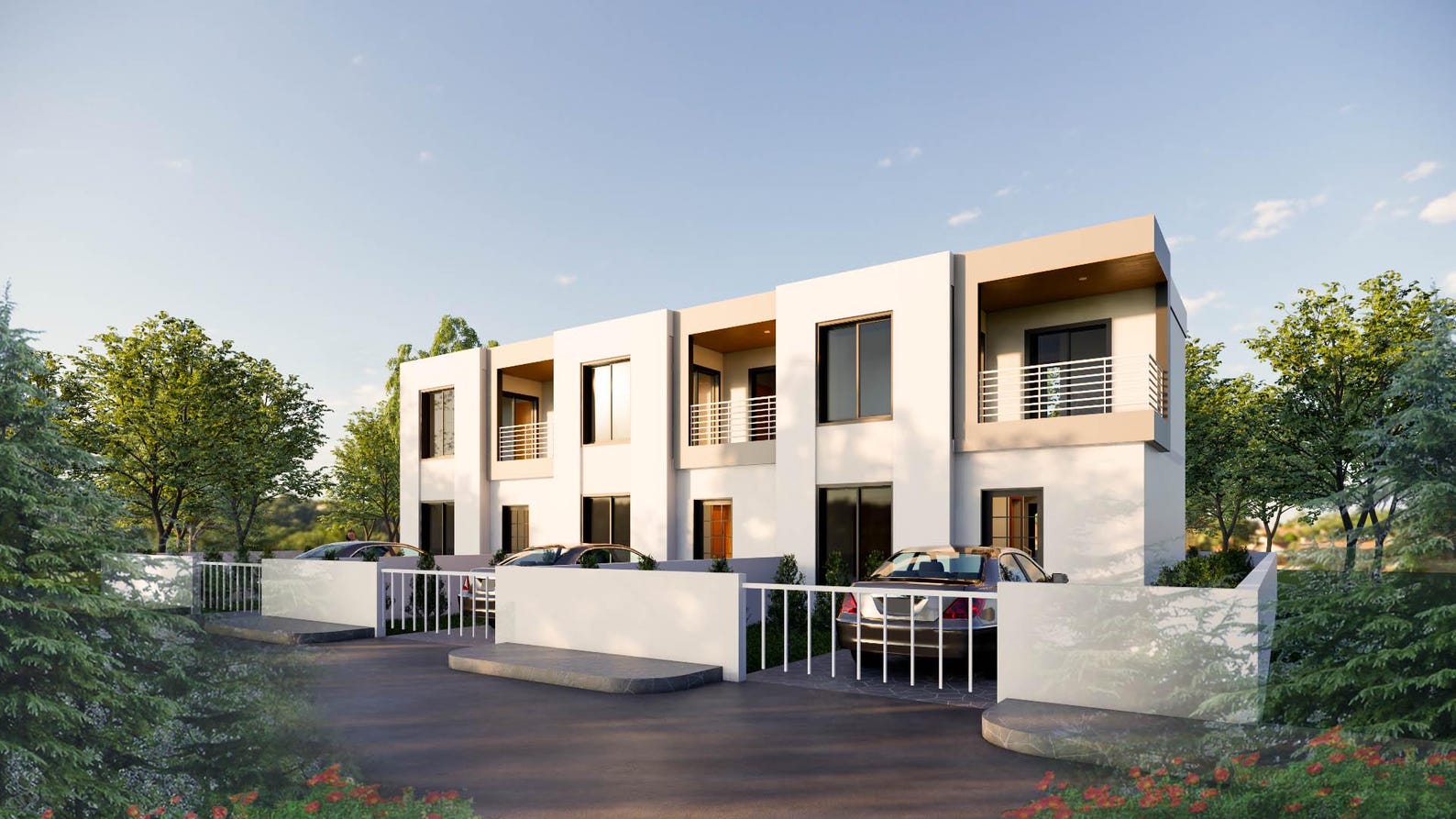 Modern Multi-family Home Plan: 3-unit Duplex With Garden (PDF & DWG) - Etsy