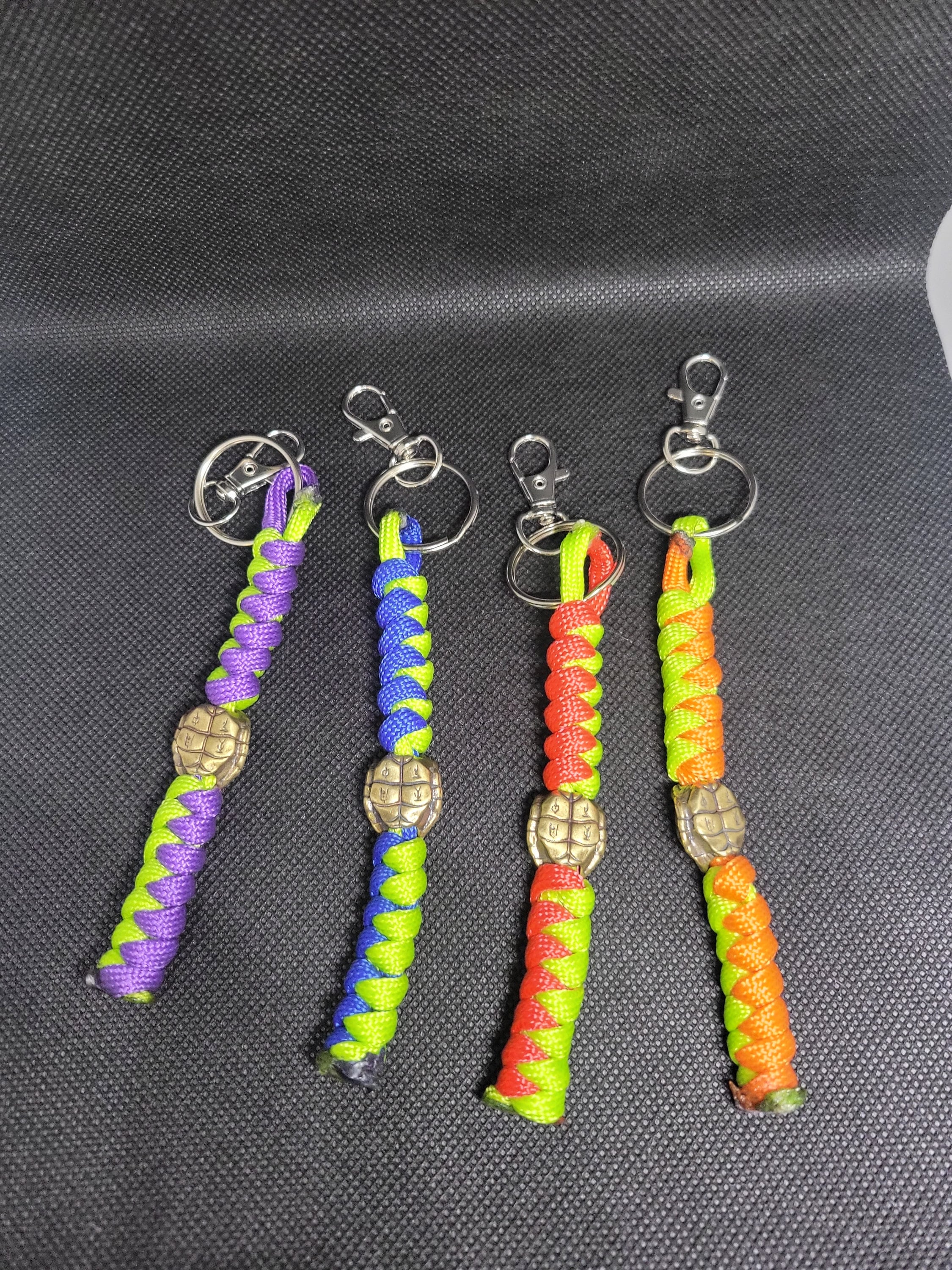 Ninja Turtles Paracord Keychains - Etsy