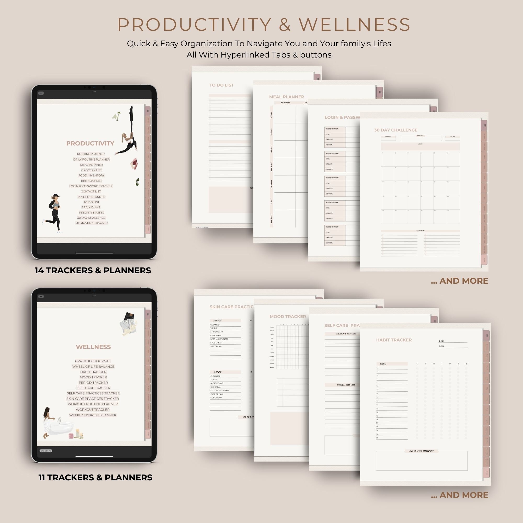 SAHM Digital Planner, Stay at Home Mom, Life Planner for Mom, Homemaker ...