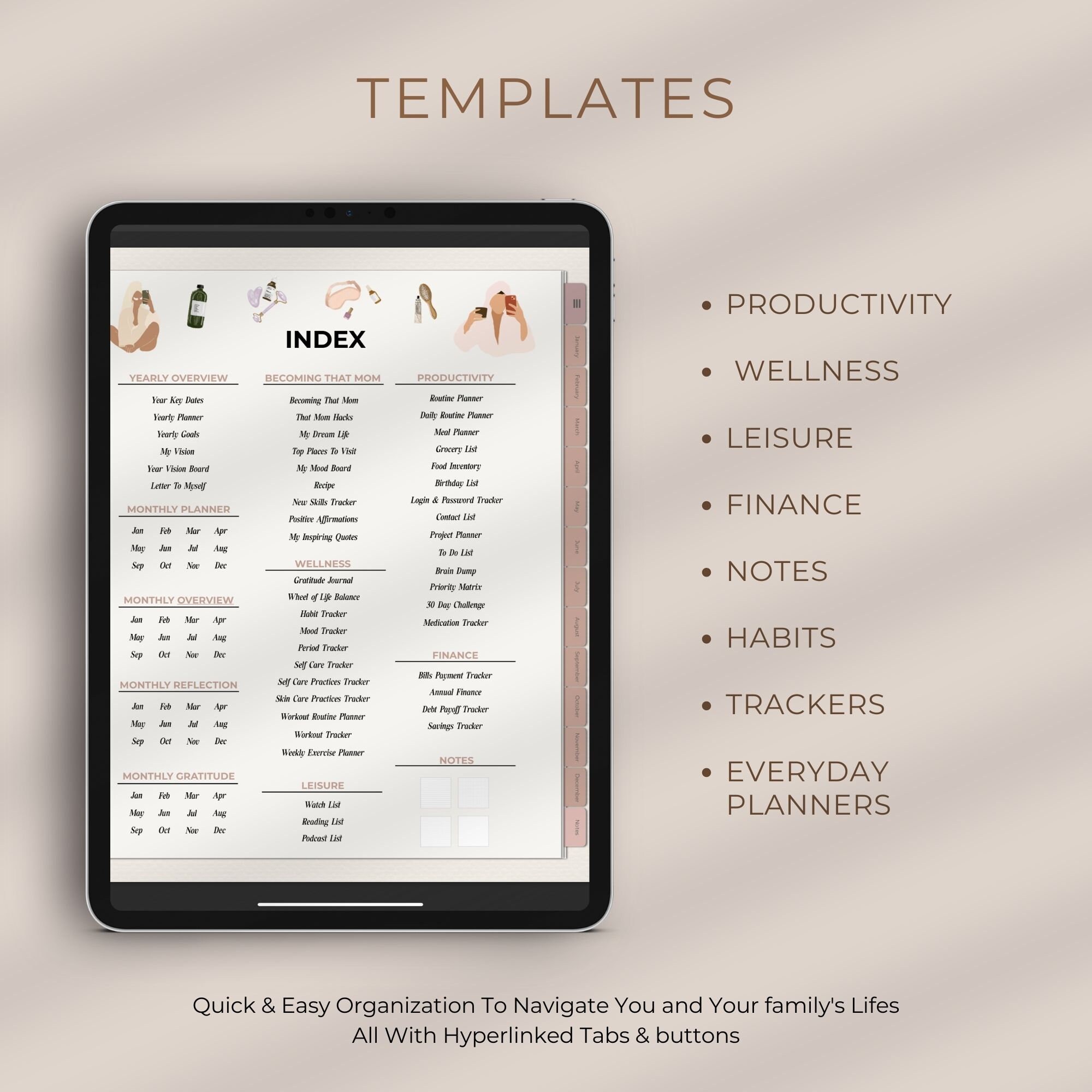 SAHM Digital Planner, Stay at Home Mom, Life Planner for Mom, Homemaker ...