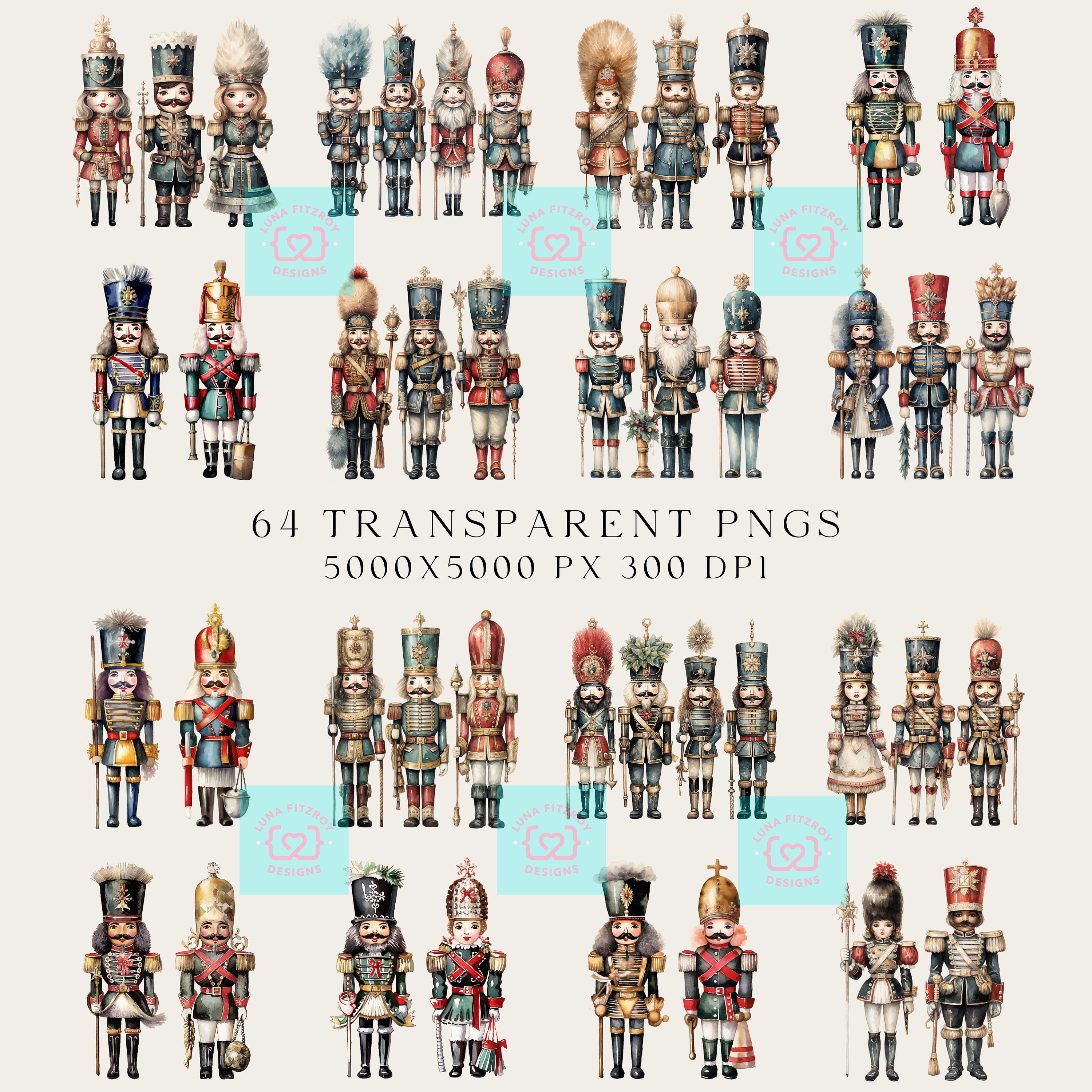 Nutcracker PNG Bundle of 153 Vintage Nutcracker Clipart - Etsy