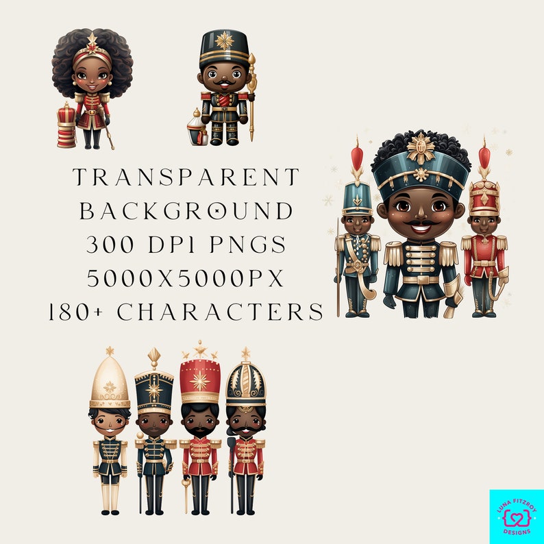 Nutcracker PNG Bundle of 180 Cute Black Nutcrackers Clipart - Etsy