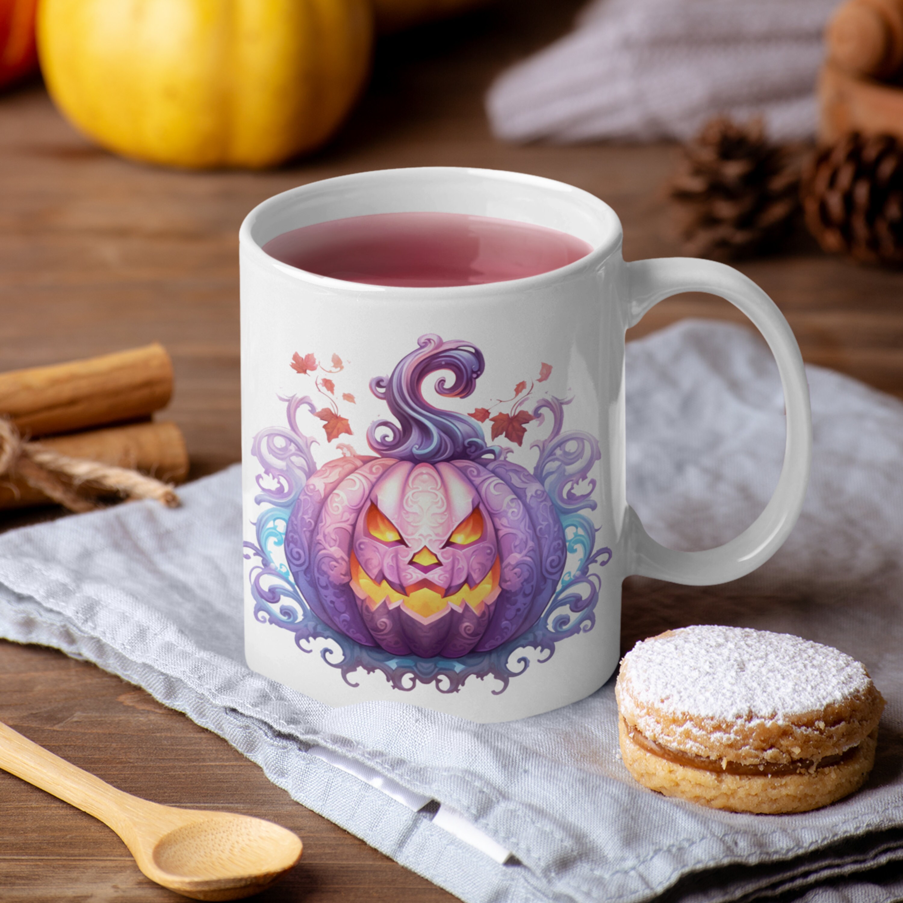 112 Pastel Halloween Clipart PNG Bundle Whimsigoth Watercolor Painting ...