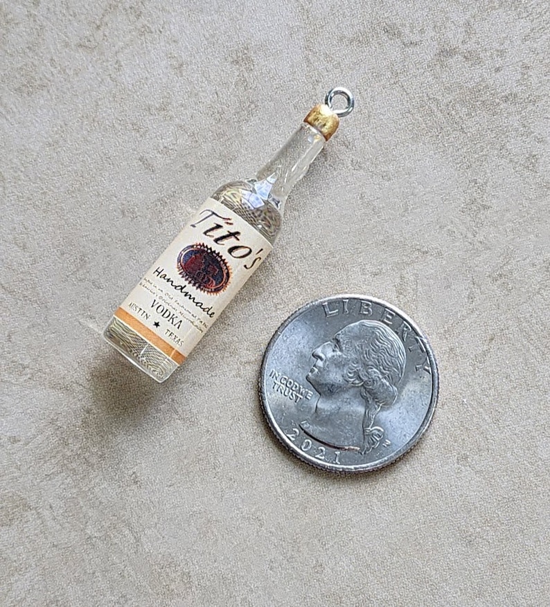 Crafted in Style: Beautiful 3D Tito's Vodka Charm - Etsy