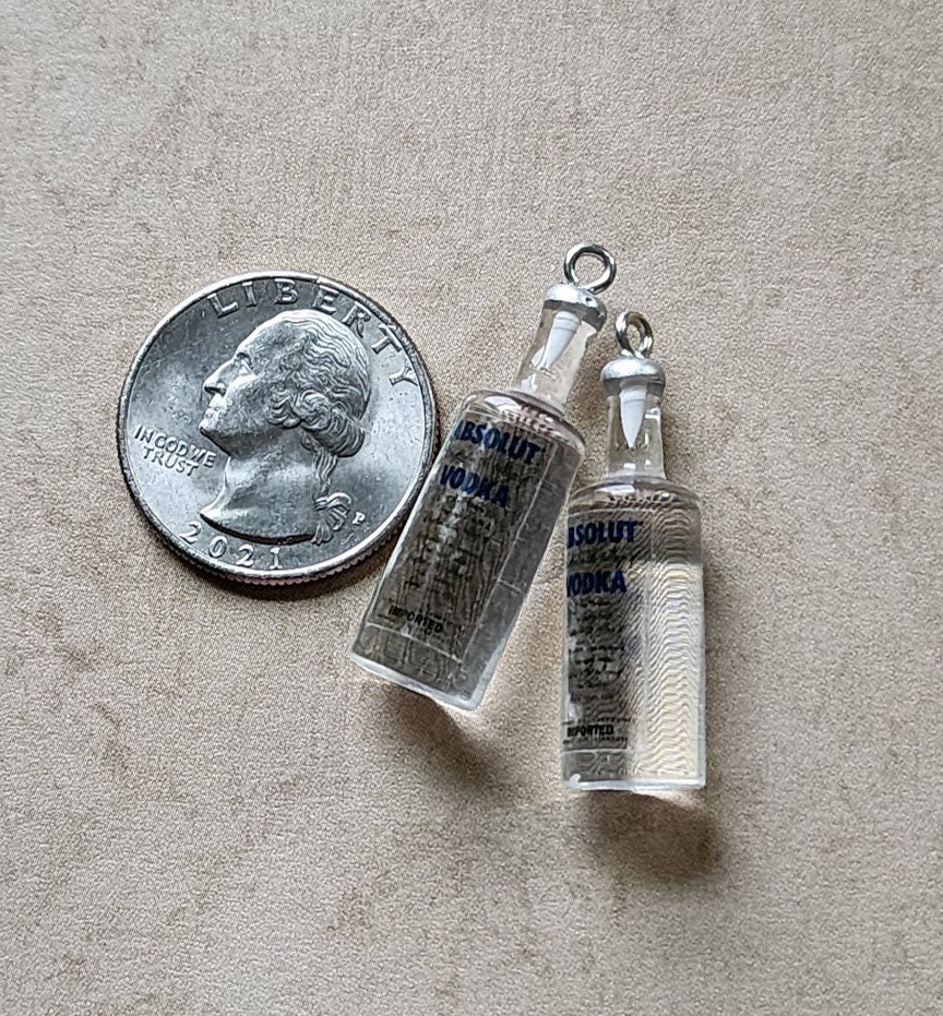 Spirit & Style: Handcrafted Absolut Vodka Charms - Etsy