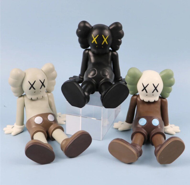 KAWS Laying Down Laying Upright and Seated - Etsy