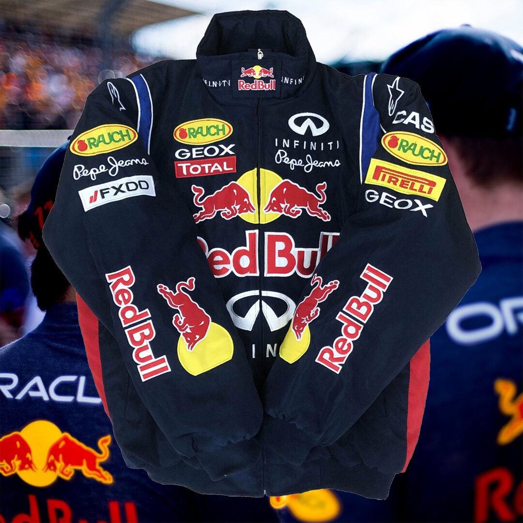 Red Bull F1 Racing Jacket Red.bull Racing Jacket Unisex - Etsy Australia