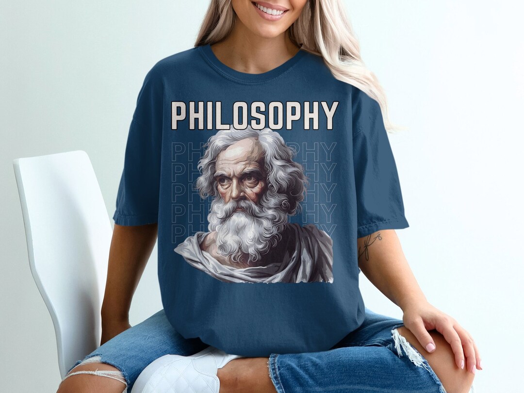 Ancient Greek Philosopher T-shirt Greek Philosophy Art Wisdom Apparel ...