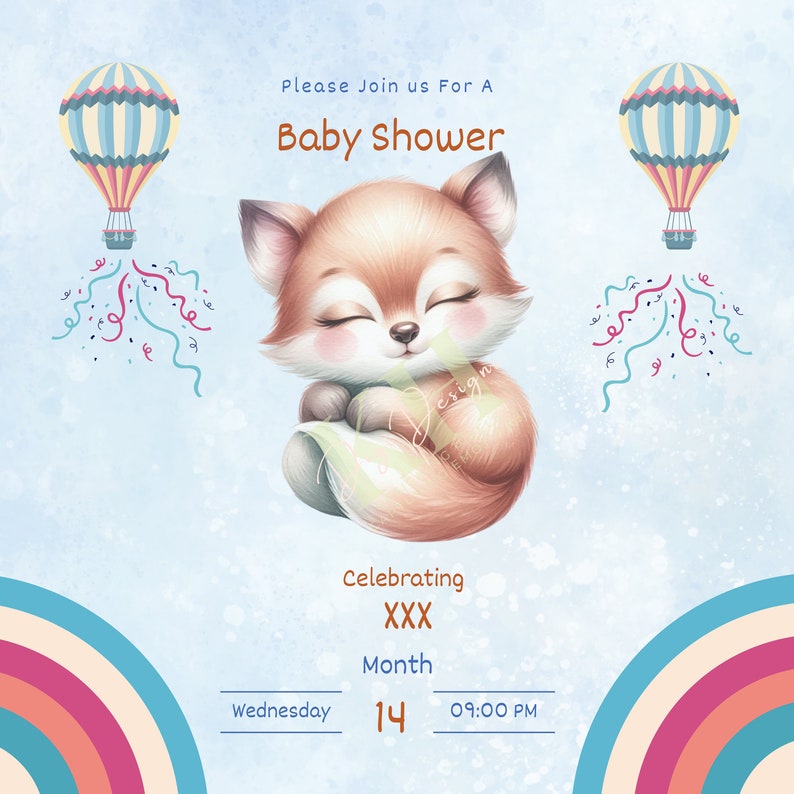 Cute Baby Fox Clipart Bundle, Five High-resolution Pngs, Transparent ...