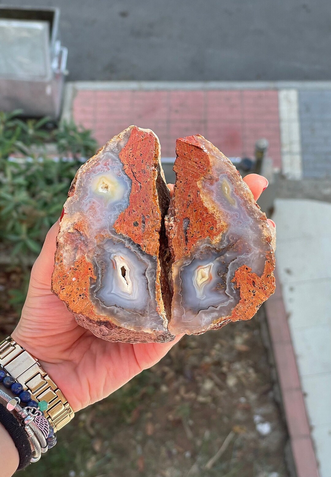 Floater Banded Moss Agate Turkish Cut From Ankara Turkey - Etsy