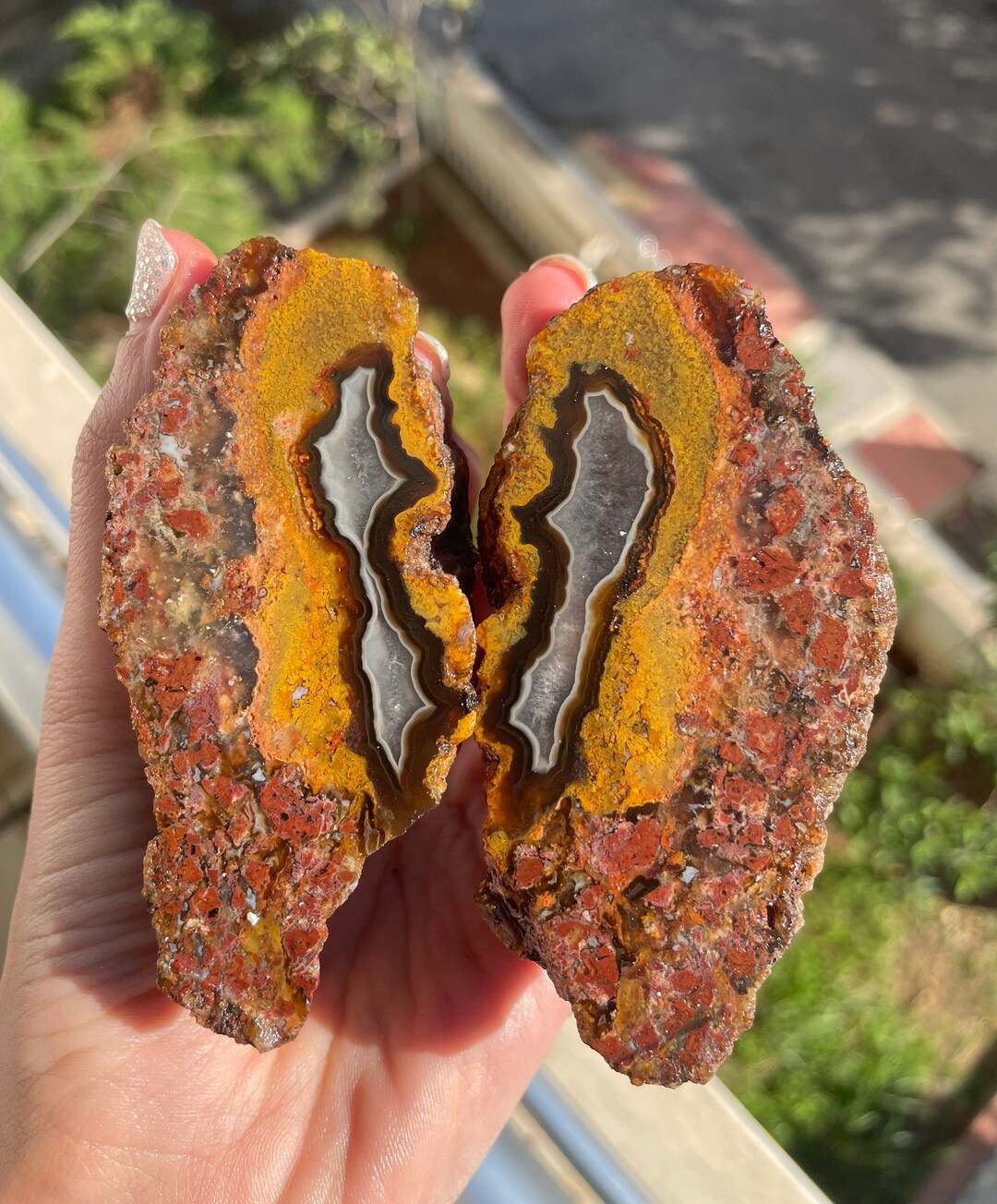 Turkish Cut Stick/tube Agate From Cubuk Town, Susuz Village, Ankara - Etsy