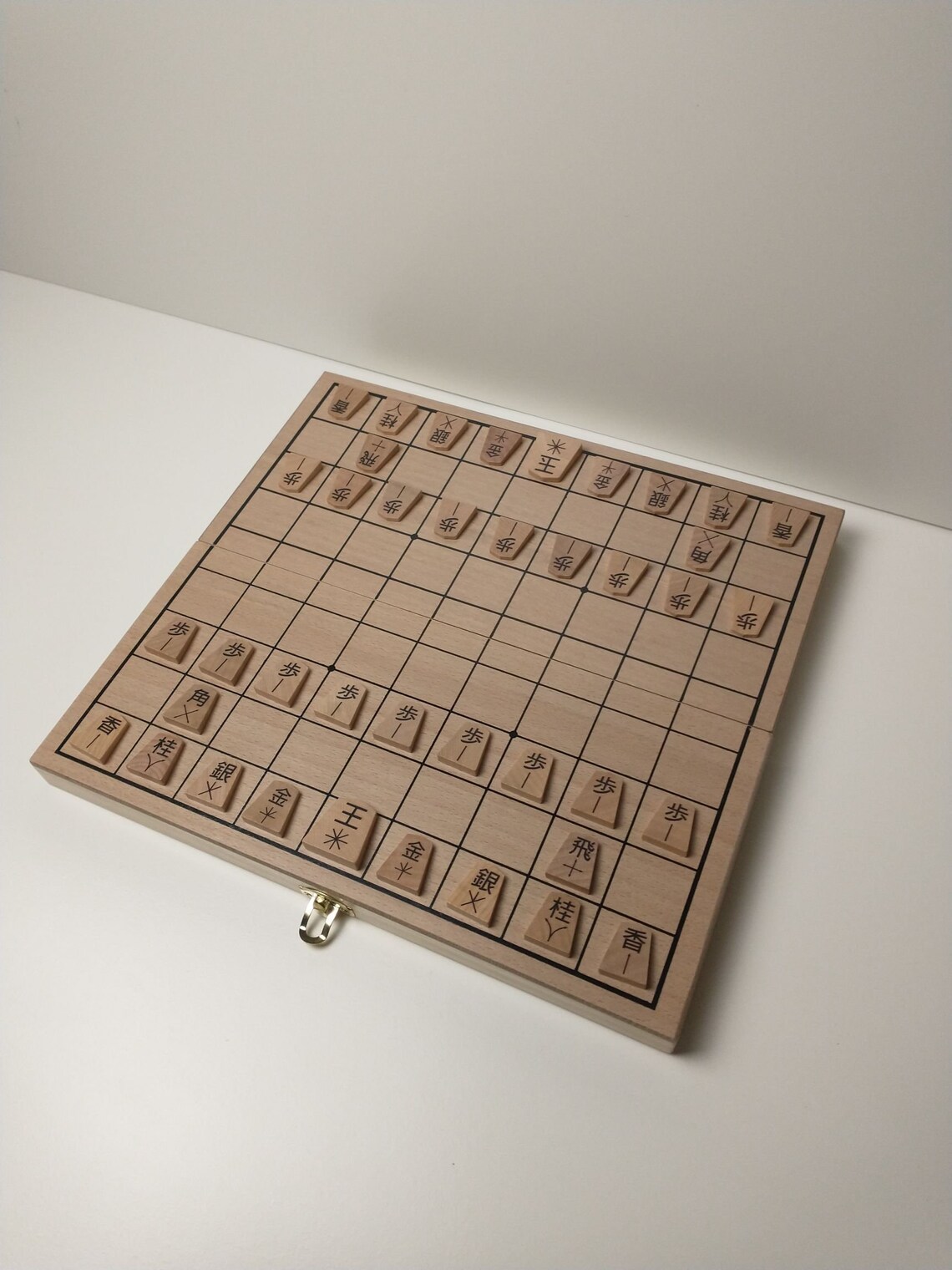 International / Westernized Shogi Set With Arrows and Japanese 1-kanji - Etsy