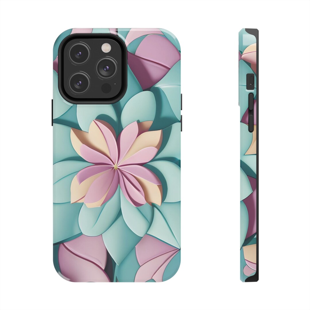 3D Flower Phone Cases Aesthetic Tough Phone Cases for iPhone - Etsy
