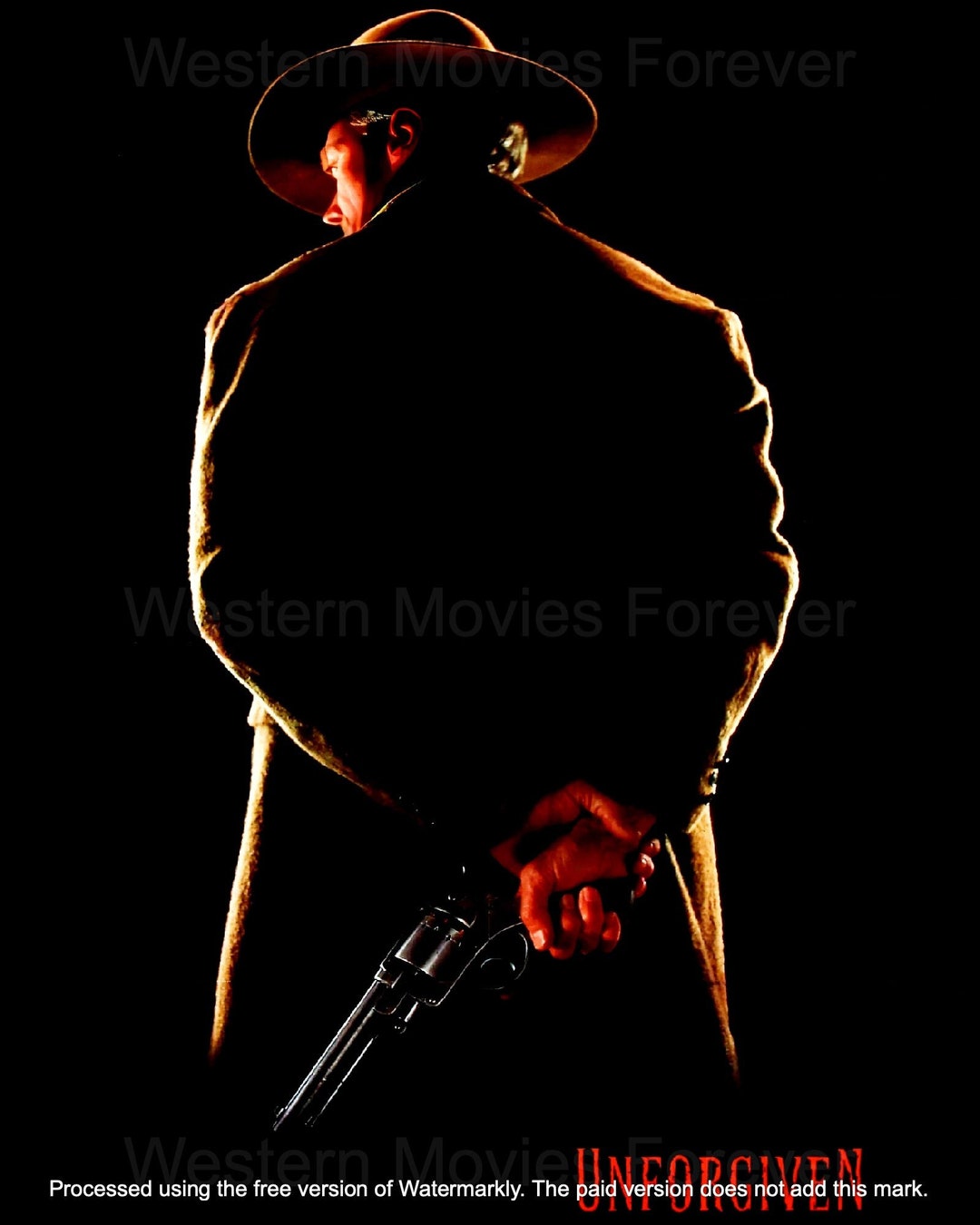 Clint Eastwood Unforgiven Movie Poster Western Cowboy Wall Art Digital Downloads - Etsy