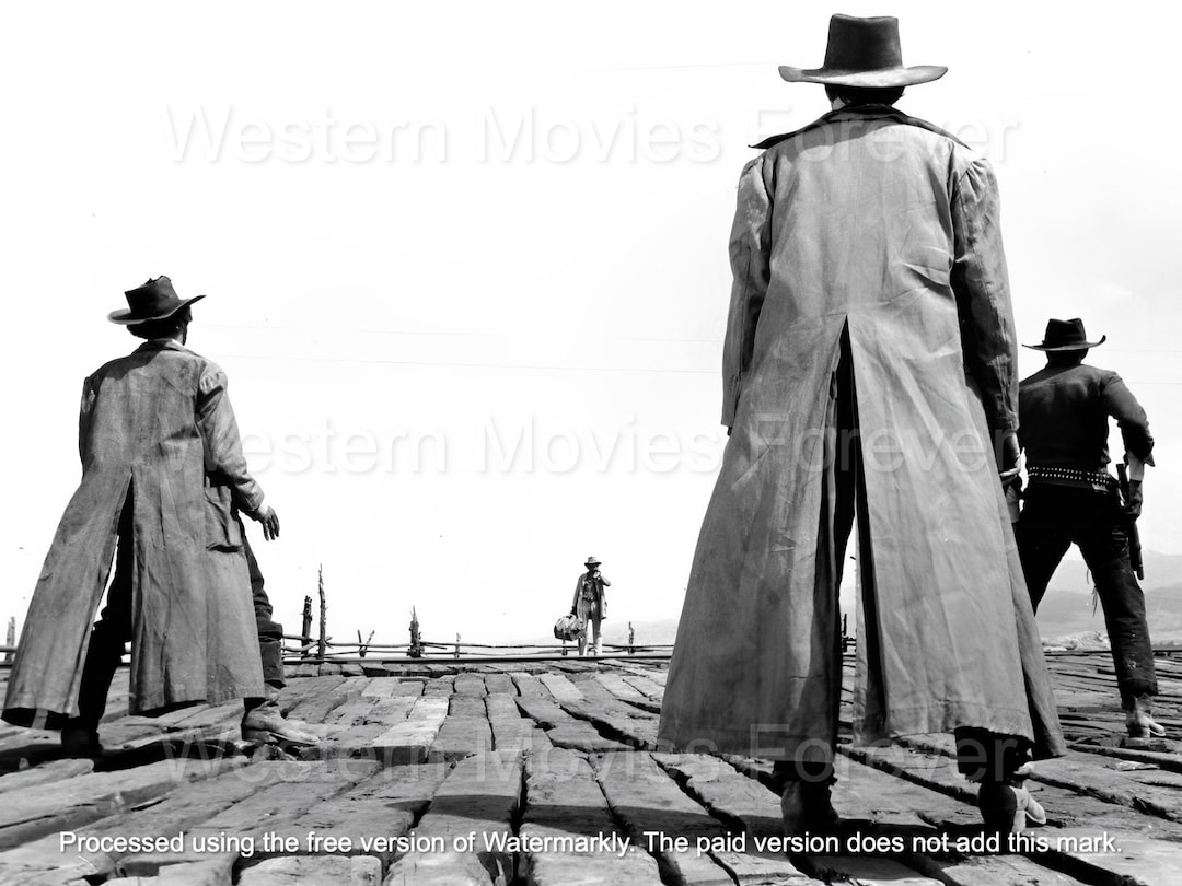 Once Upon A Time in the West Cowboy Outlaws Wall Art Pictures Digital ...