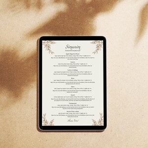 Rosh Hashanah Simanim Prayer Guide | Printable Hebrew & English Food ...