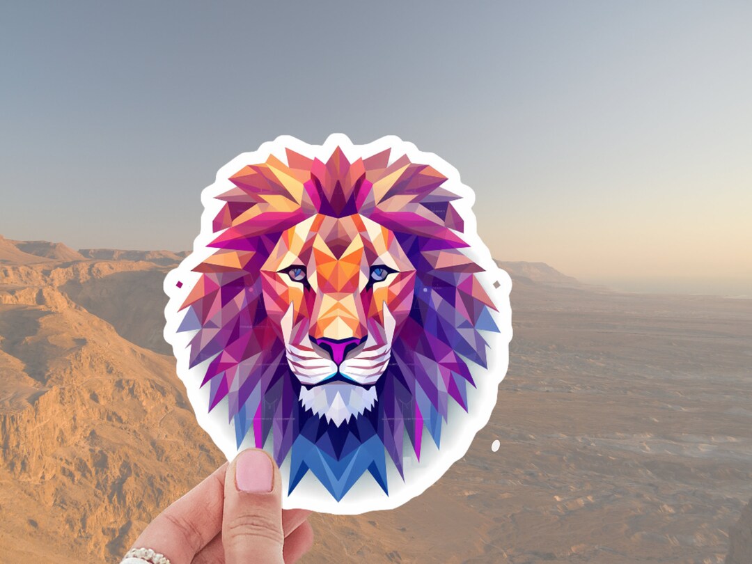 Lion of Judah Sticker Lion Sticker for Water Bottle - Etsy