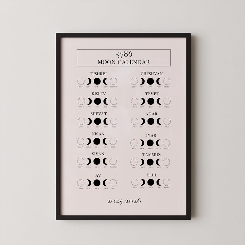 Jewish Calendar. 2026 - Etsy