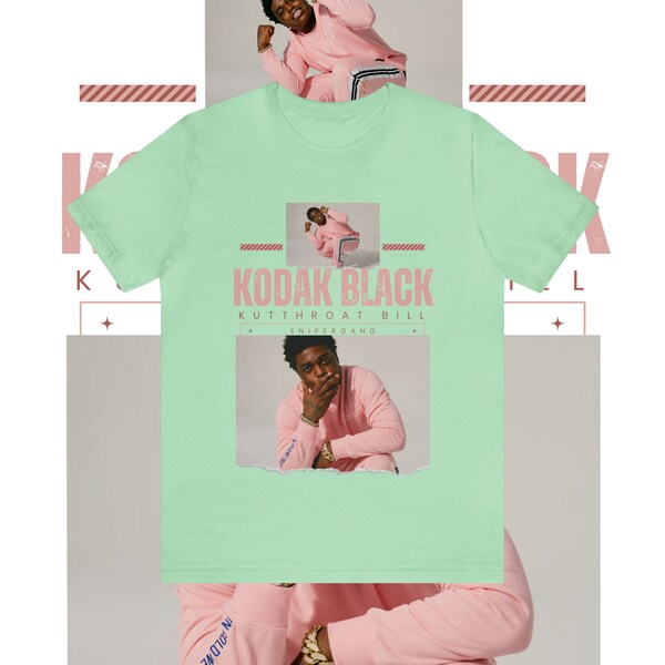 Kodak Black Graphic Tee - Etsy