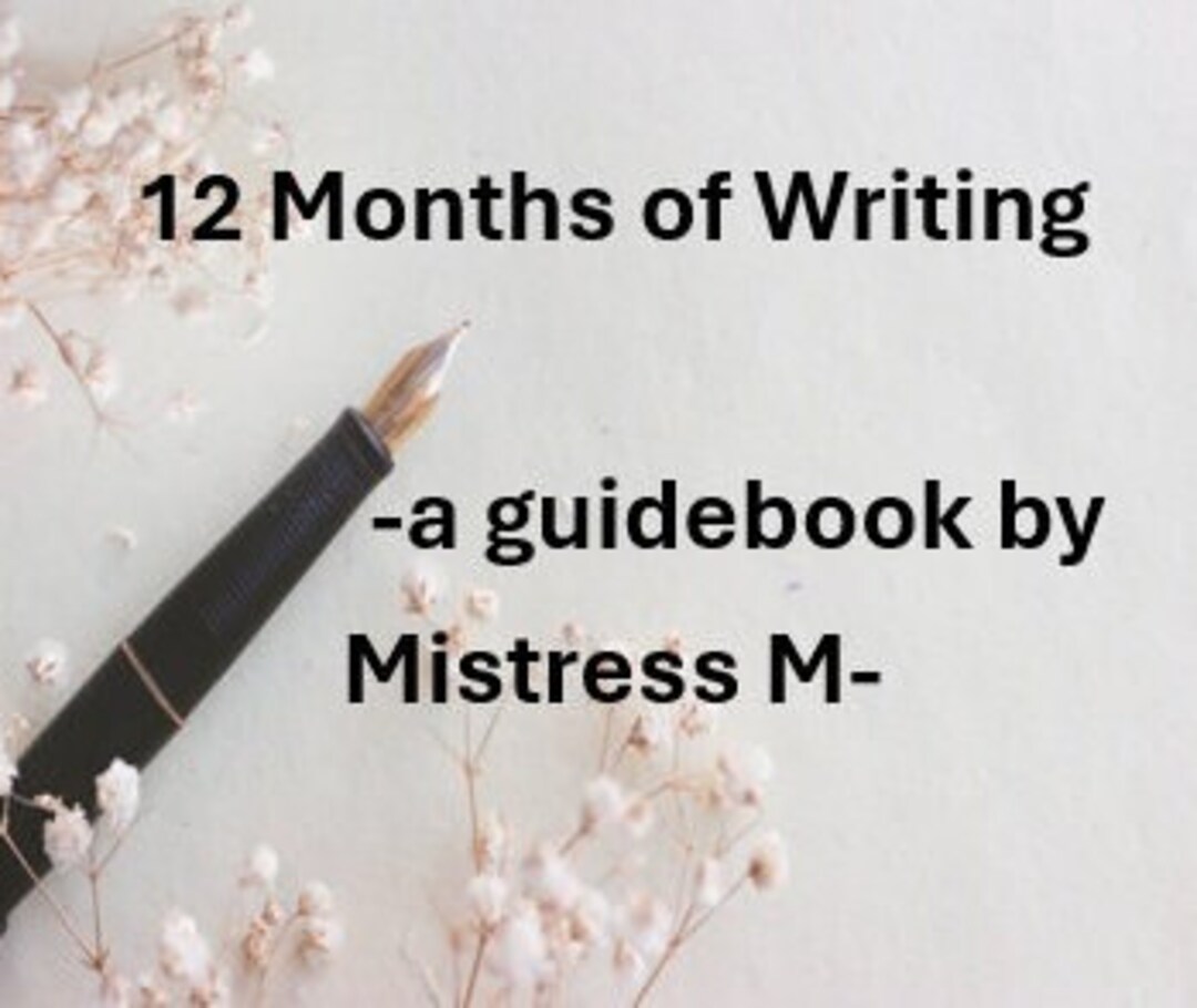 12 Months of Writing: A Guidebook by Mistress M - Etsy