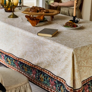 William Morris Table Cloth Retro Floral Table Cover French Style ...