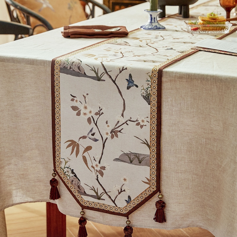 Asian Table Runner - Etsy