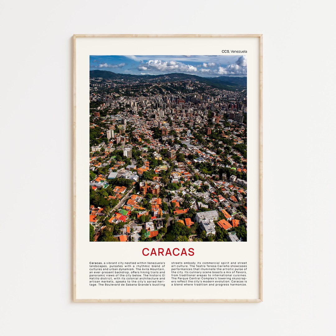Caracas Print Film Photo, Caracas Wall Art, Caracas Poster, Caracas ...