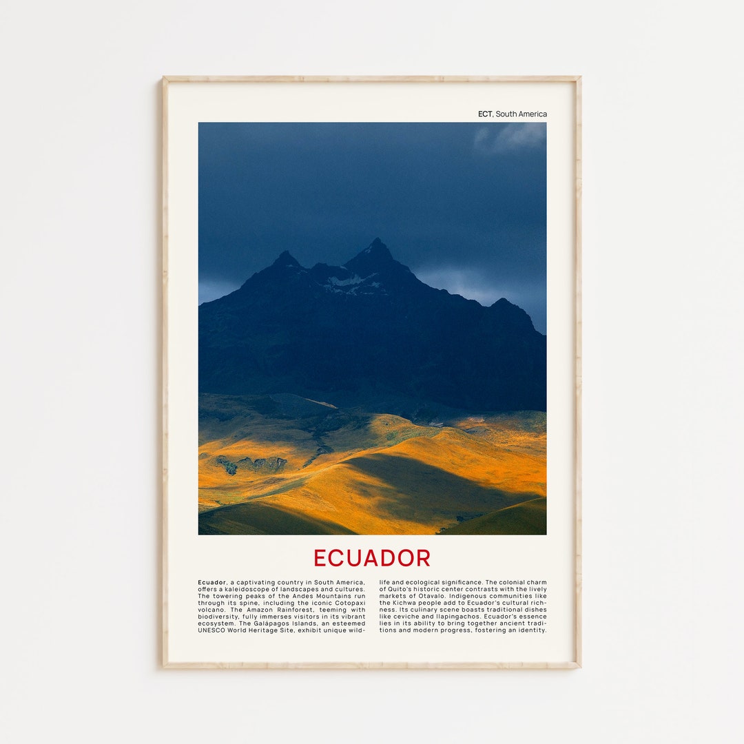 Ecuador Print Film Photo, Ecuador Wall Art, Ecuador Poster, Ecuador ...