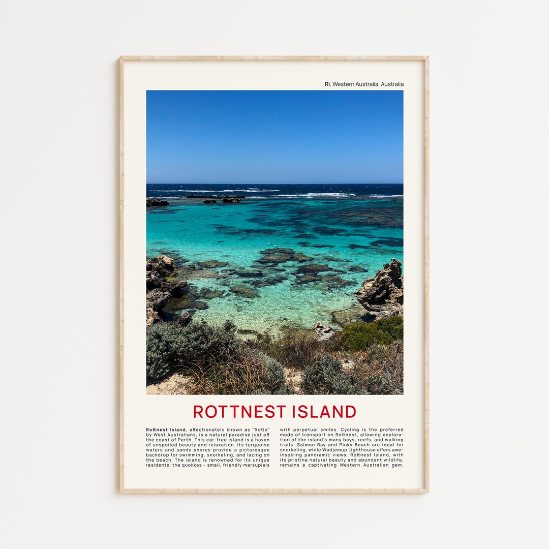 Rottnest Island Print Film Photo, Rottnest Island Wall Art, Rottnest ...
