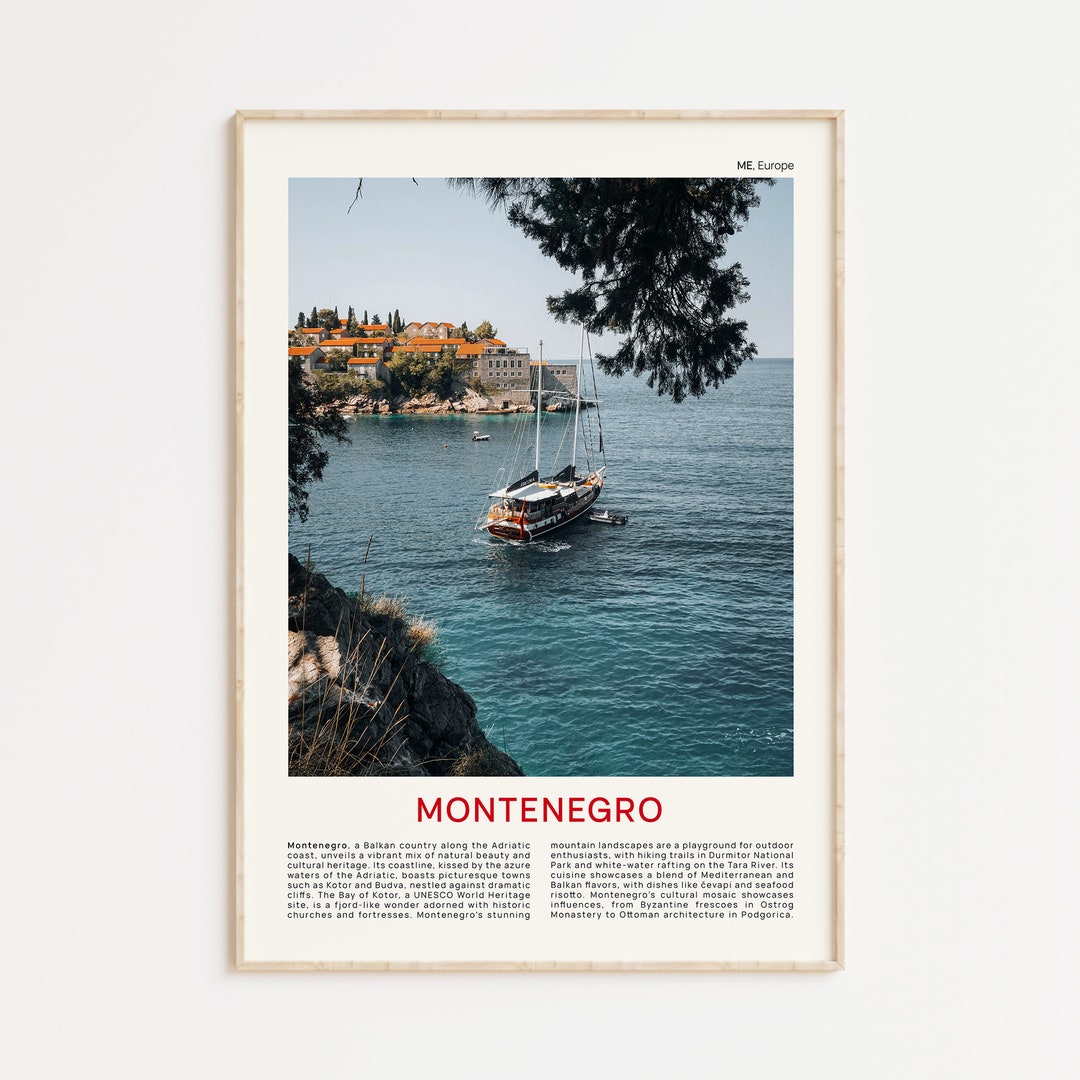 Montenegro Print Film Photo, Montenegro Wall Art, Montenegro Poster ...