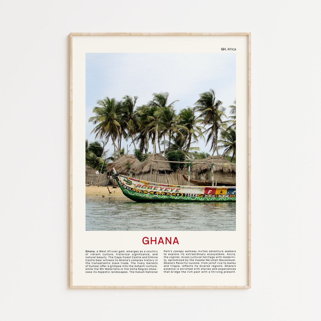 Ghana Print Film Photo, Ghana Wall Art, Ghana Poster, Ghana Photo ...