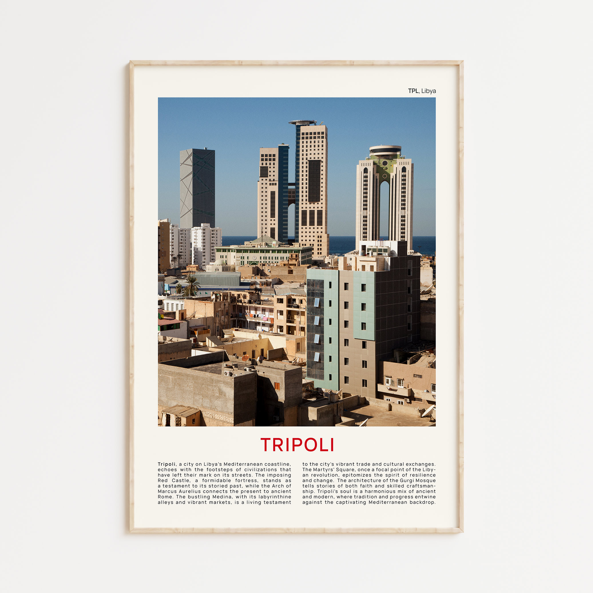 Tripoli Print Film Photo, Tripoli Wall Art, Tripoli Poster, Tripoli ...