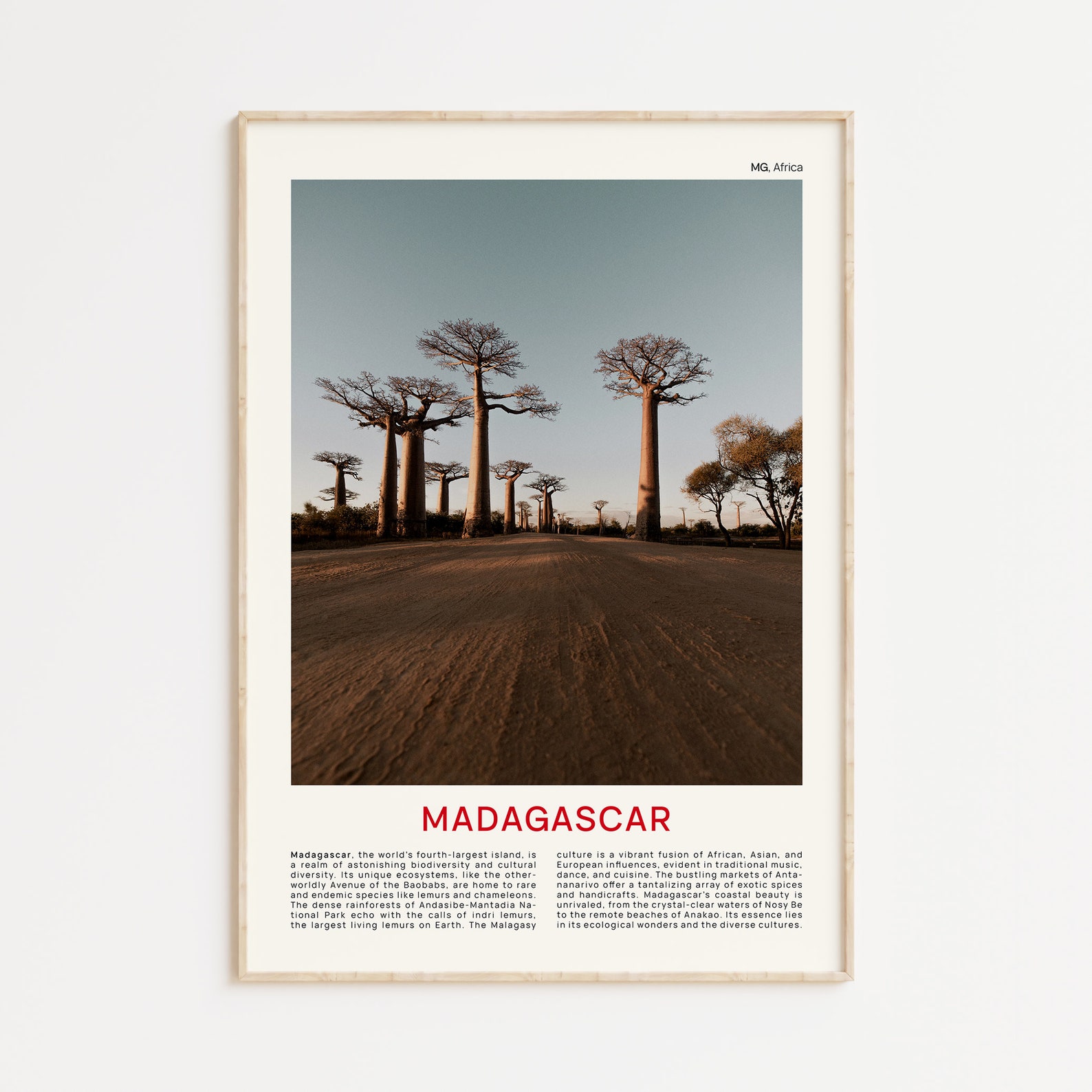Madagascar Print Film Photo, Madagascar Wall Art, Madagascar Poster ...