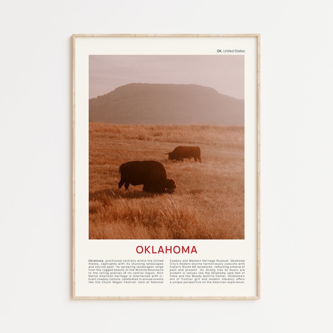 Oklahoma Print Film Photo, Oklahoma Wall Art, Oklahoma Poster, Oklahoma ...