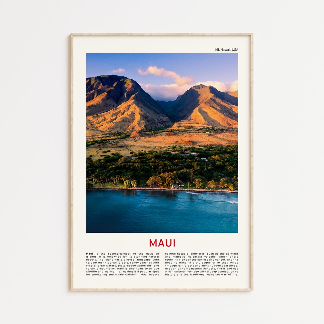 Maui Print Film Photo, Maui Wall Art, Maui Poster, Maui Photo, Maui ...