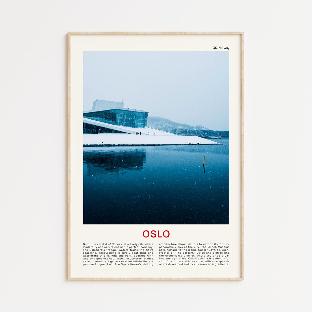 Oslo Print Film Photo, Oslo Wall Art, Oslo Poster, Oslo Photo, Oslo ...