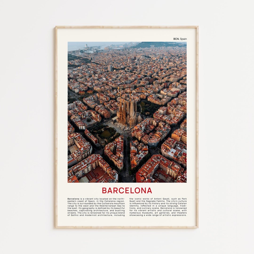 Barcelona Print Film Photo, Barcelona Wall Art, Barcelona Poster ...