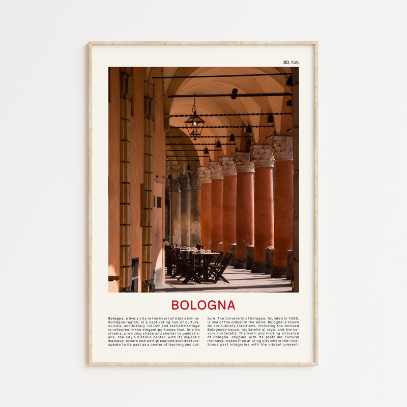 Bologna Poster Print - Etsy UK