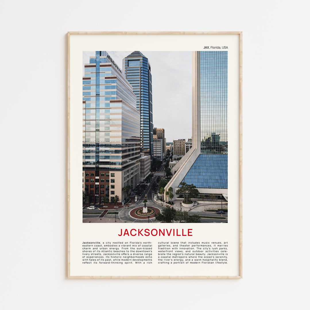 Jacksonville Print Film Photo, Jacksonville Wall Art, Jacksonville ...