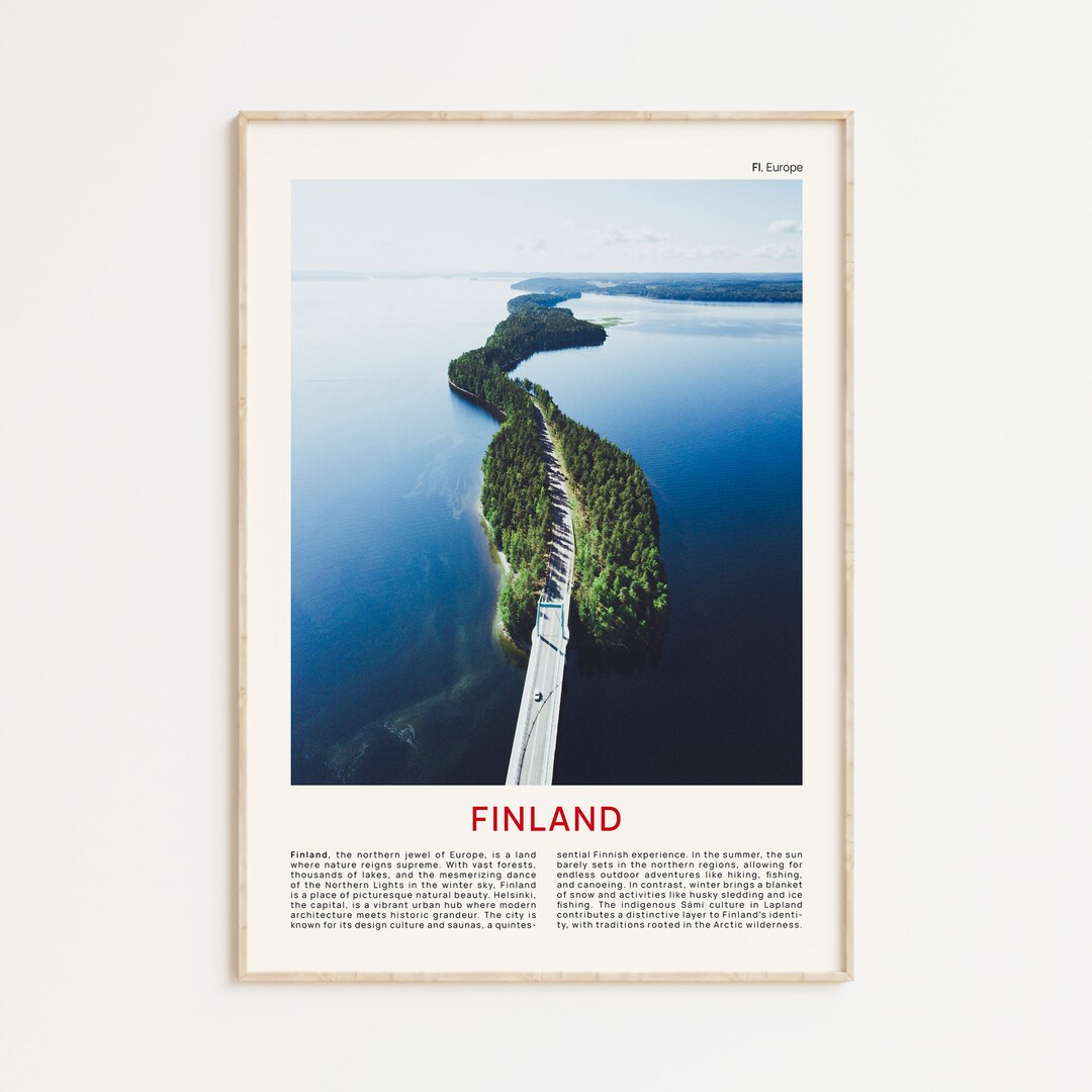 Finland Print Film Photo, Finland Wall Art, Finland Poster, Finland ...