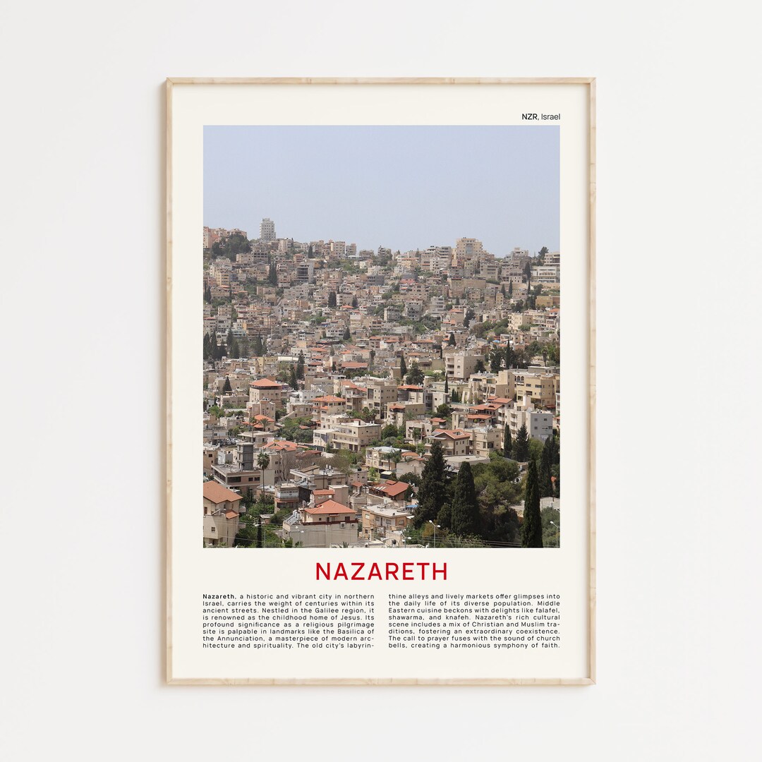 Nazareth Print Film Photo, Nazareth Wall Art, Nazareth Poster, Nazareth ...