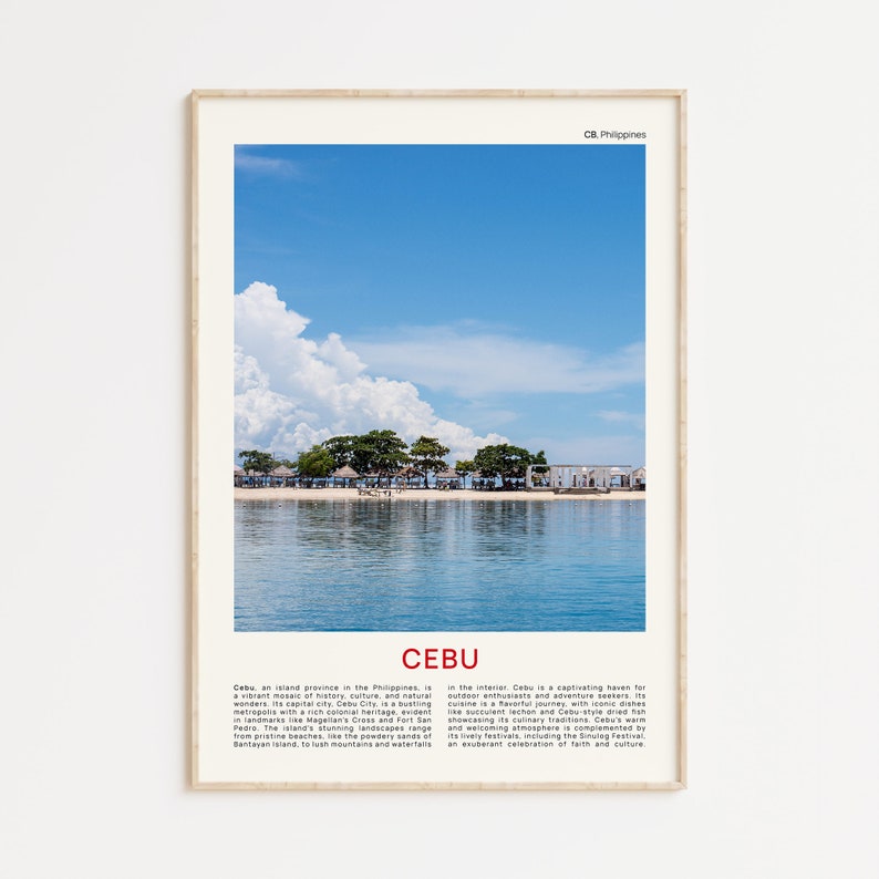 Cebu Print Film Photo, Cebu Wall Art, Cebu Poster, Cebu Photo, Cebu ...