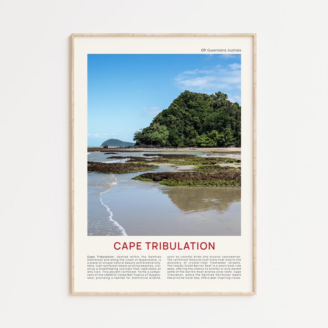 Cape Tribulation Print Film Photo, Cape Tribulation Wall Art, Cape ...