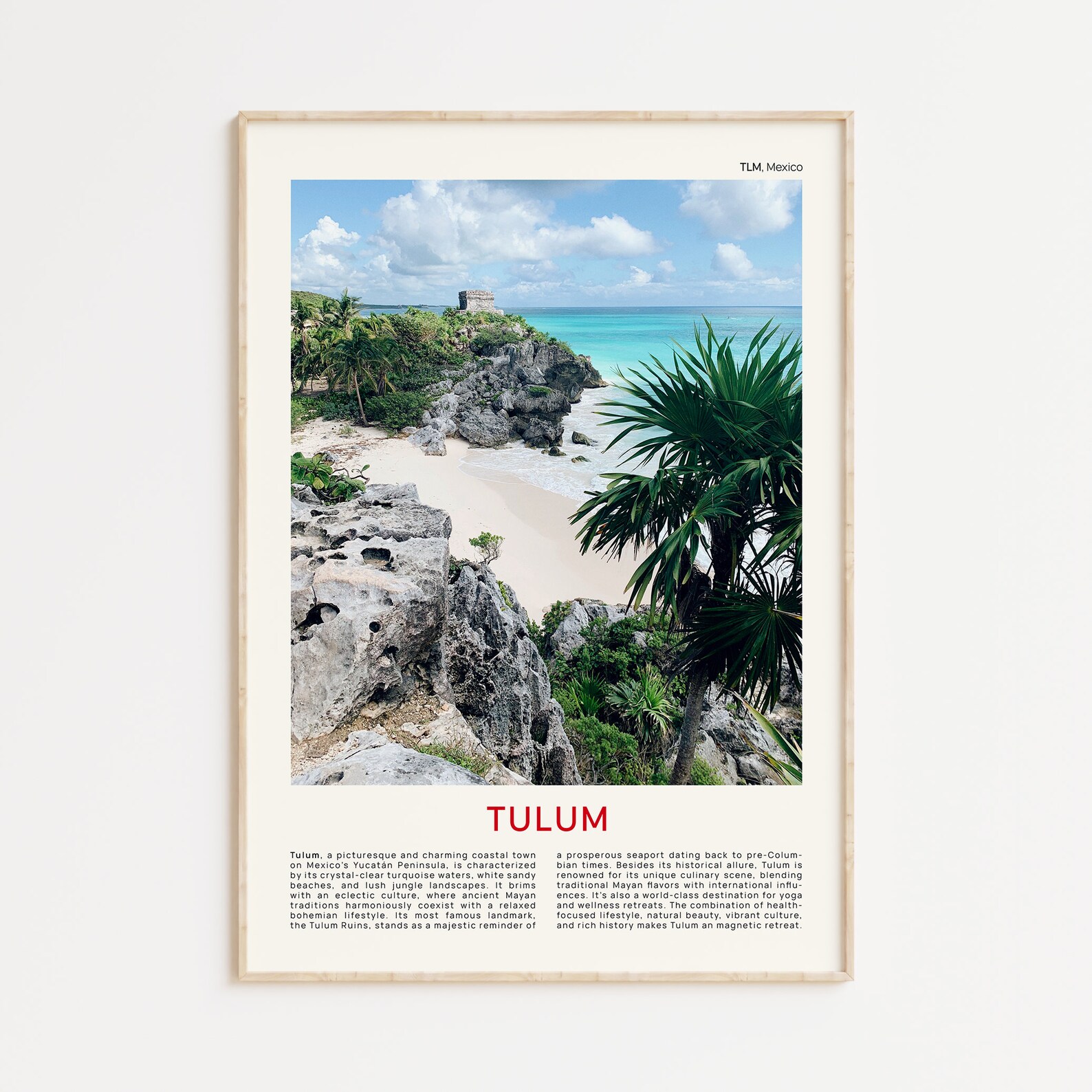 Tulum Print Film Photo, Tulum Wall Art, Tulum Poster, Tulum Photo ...