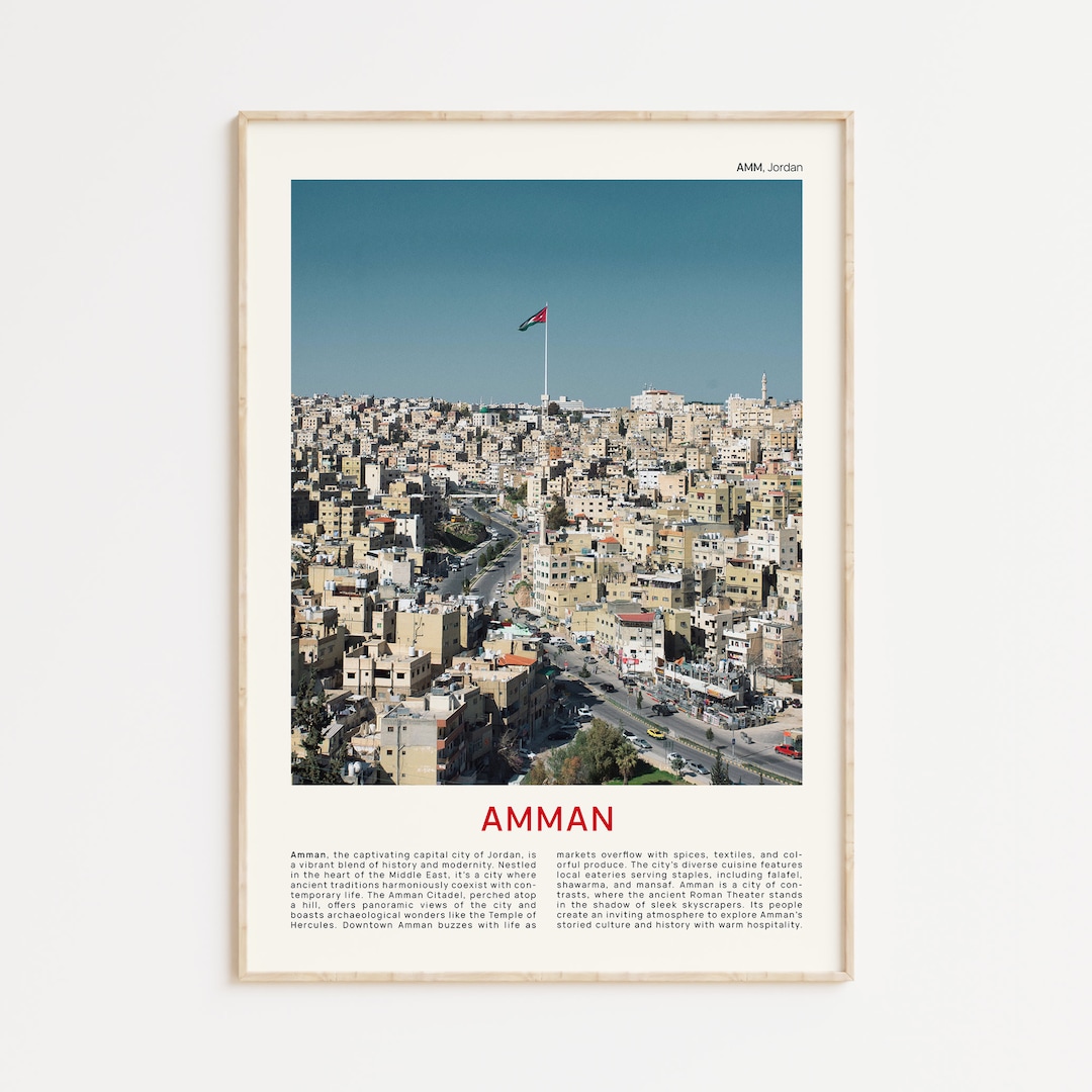 Amman Print Film Photo, Amman Wall Art, Amman Poster, Amman Photo ...