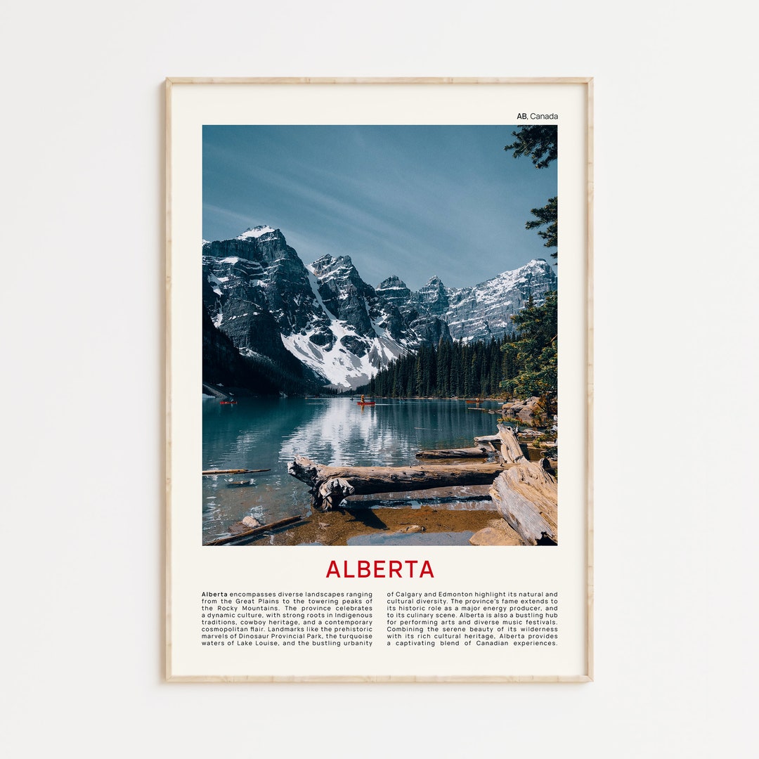 Alberta Print Film Photo, Alberta Wall Art, Alberta Poster, Alberta ...