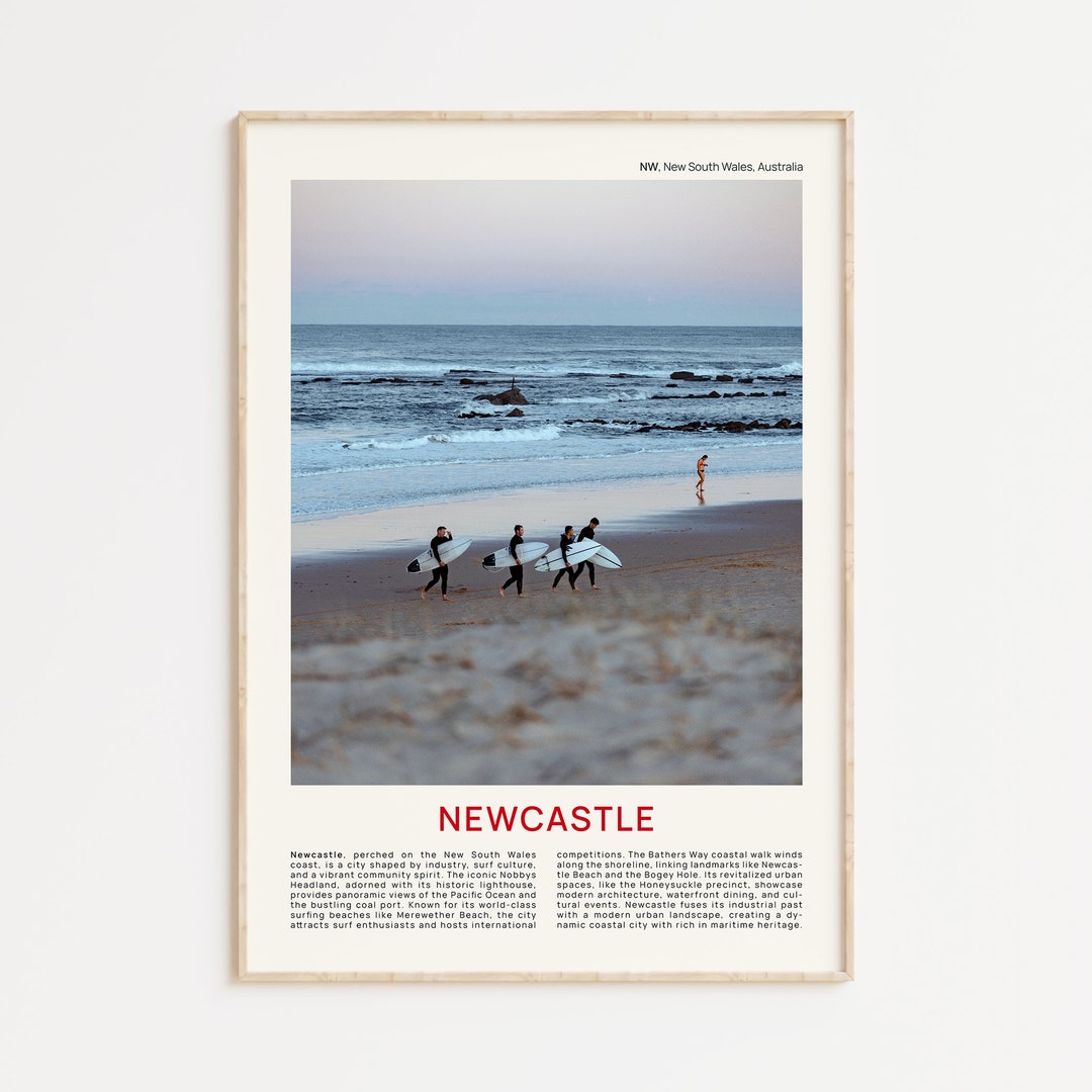 Newcastle Print Film Photo, Newcastle Wall Art, Newcastle Poster ...